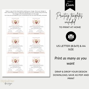 Cottage Law Baking Label Template, Editable Bakery Label for Sweet ...