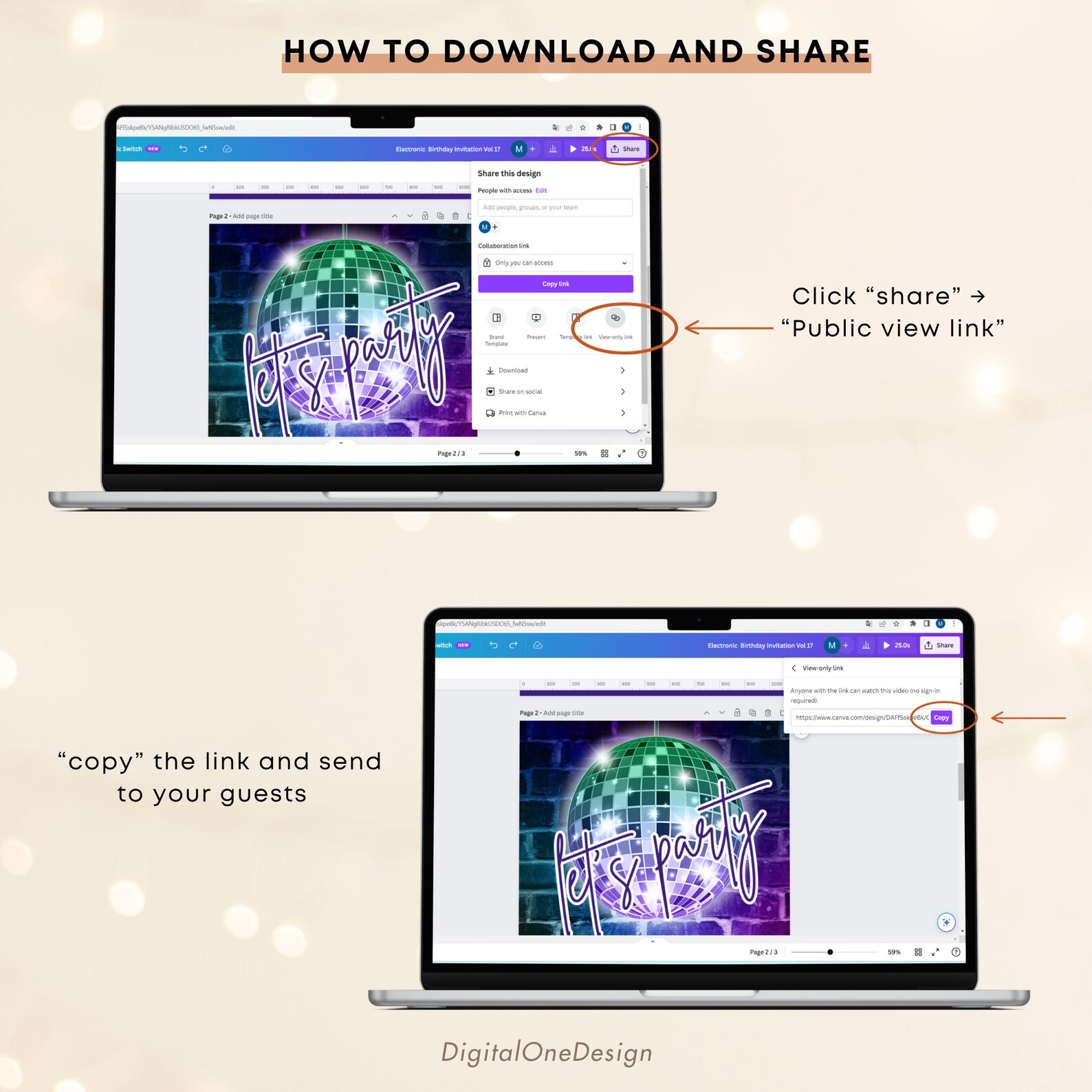 Birthday Electronic Invite, Fuchsia Silver Balloons, Editable Birthday ...