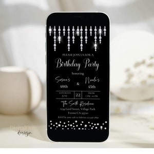 Editable Diamonds Party Menu Template, Printable Event Menu, Diamonds ...