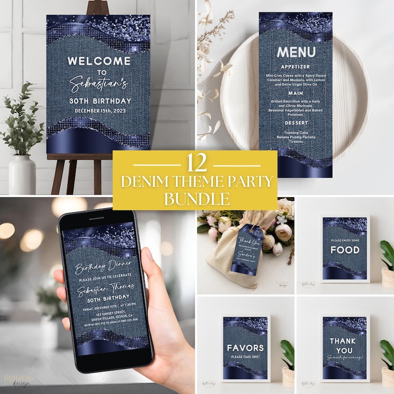 Denim Theme Party - Etsy