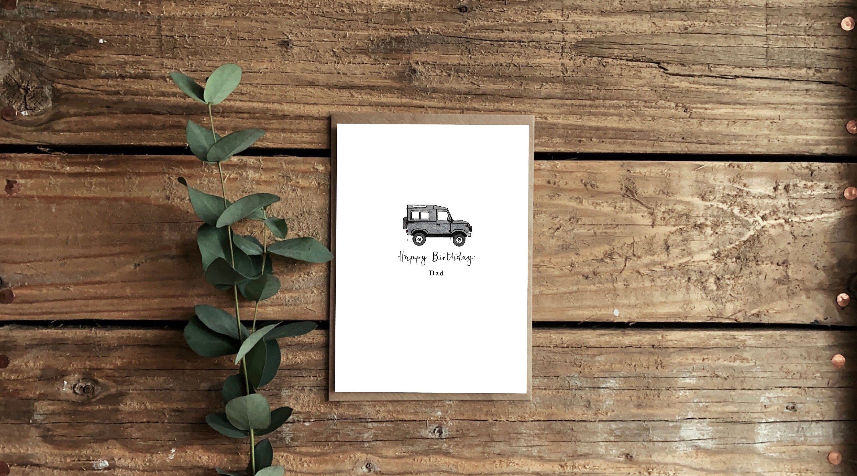 Land Rover Birthday Card Personalised With Name Happy - Etsy UK