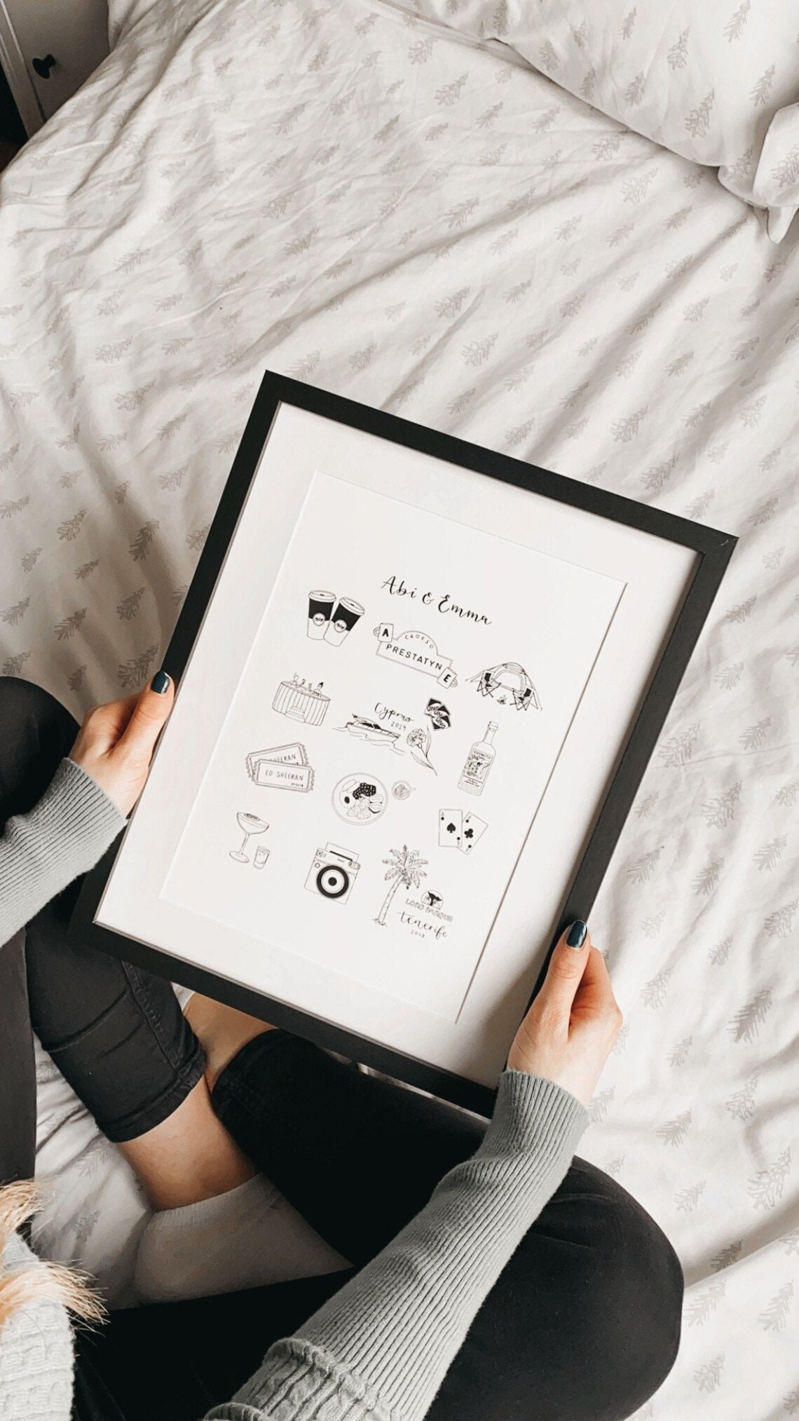 Bespoke Best Friend Timeline Hand Drawn Illustrations - Etsy UK