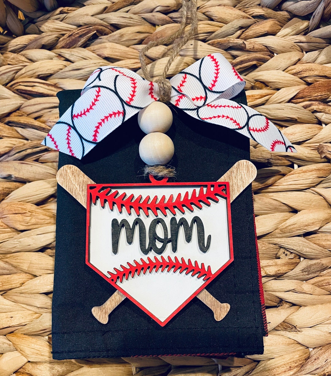 Baseball Mom Bag Tag, Mother's Day Gift, Mom Baseball Charm, Bogg Bag ...