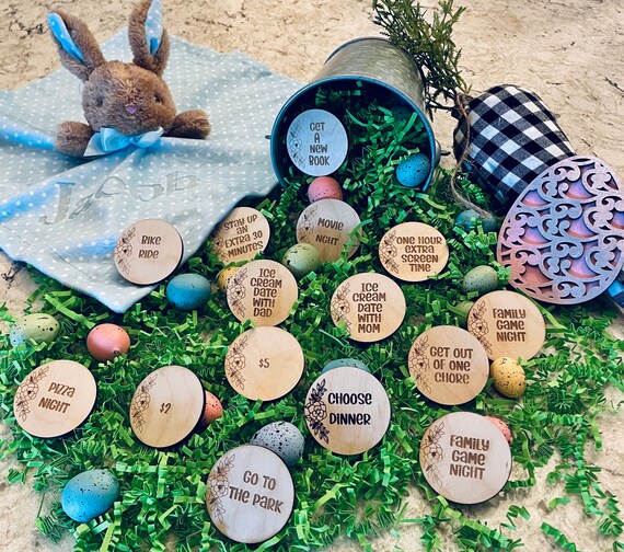 Easter Egg Tokens Egg Tokens Easter Egg Hunt Tokens | Etsy