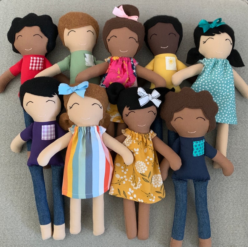 Custom Cloth Doll OOAK Doll Make You Own Doll Design Your - Etsy