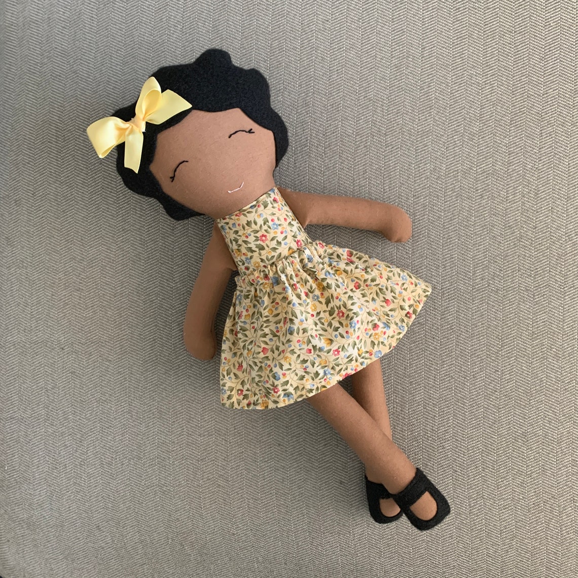 Brown Skinned Doll, POC Doll, Dark Skinned Fabric Doll, Black Doll ...