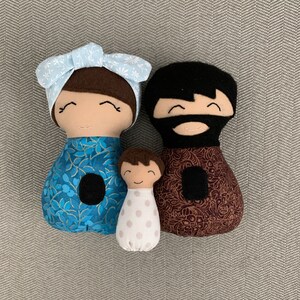 Plush Nativity Set, Handmade Soft Dolls, Child's Play Nativity - Etsy