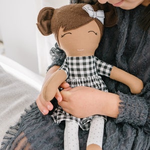 Brown Skinned Doll, POC Doll, Dark Skinned Fabric Doll, Black Doll ...