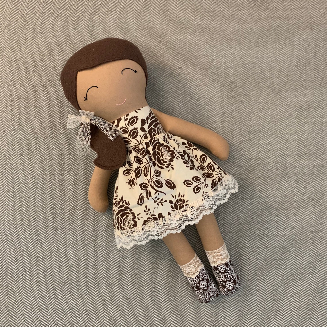 Brown Skinned Doll POC Doll Dark Skinned Fabric Doll - Etsy