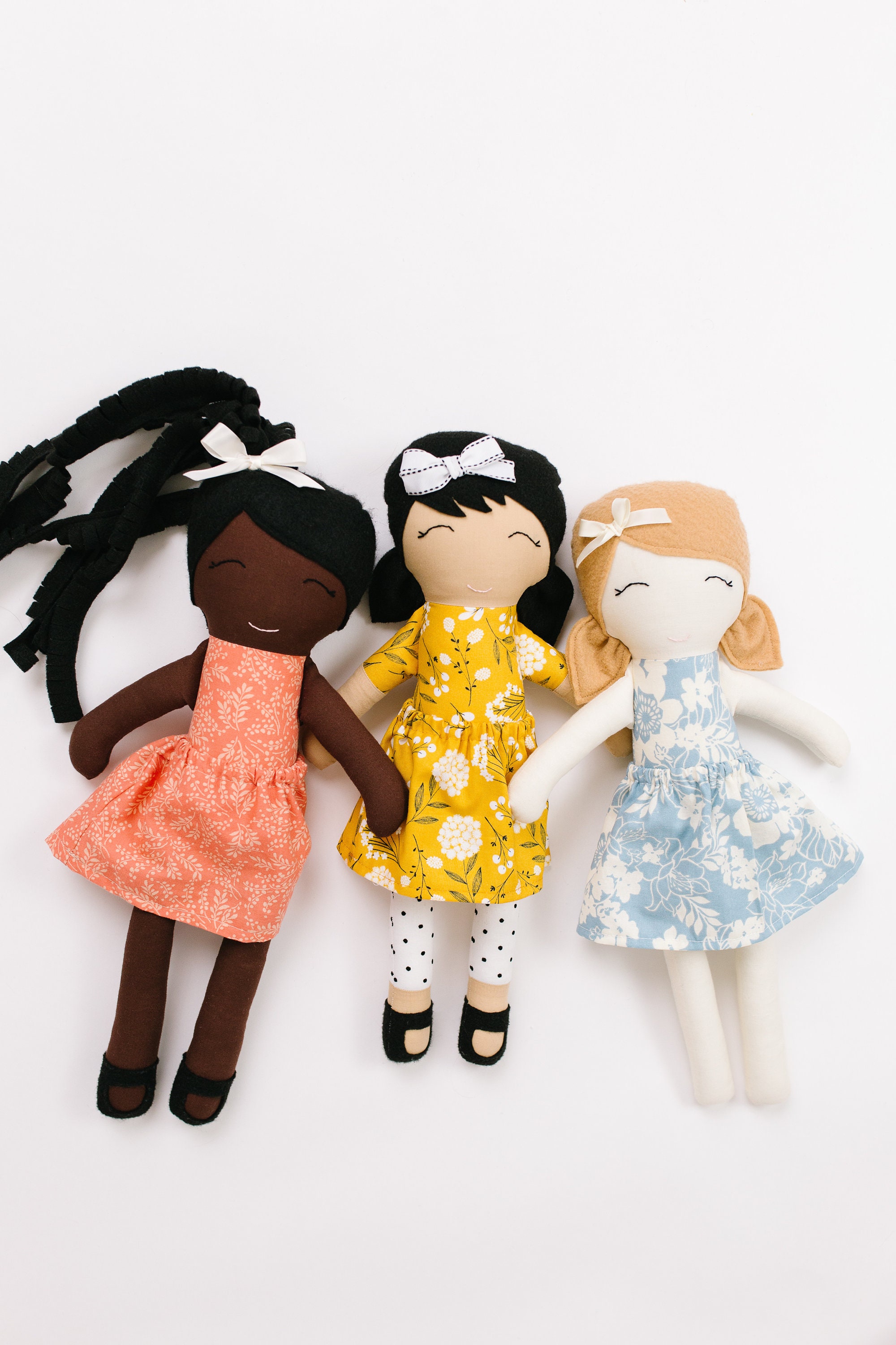 Brown Skinned Doll POC Doll Dark Skinned Fabric Doll Black - Etsy