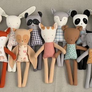 Custom Animal Doll Lovey Design Your Own Animal Cat Dog Mouse Rabbit ...