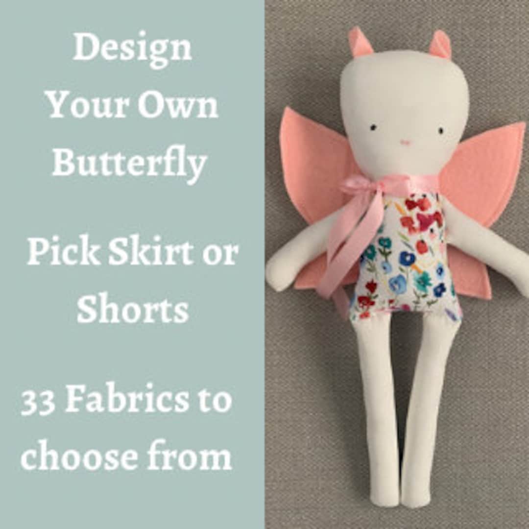 Butterfly Doll Custom Lovey Butterfly Plushy Design Your Own Woodland ...