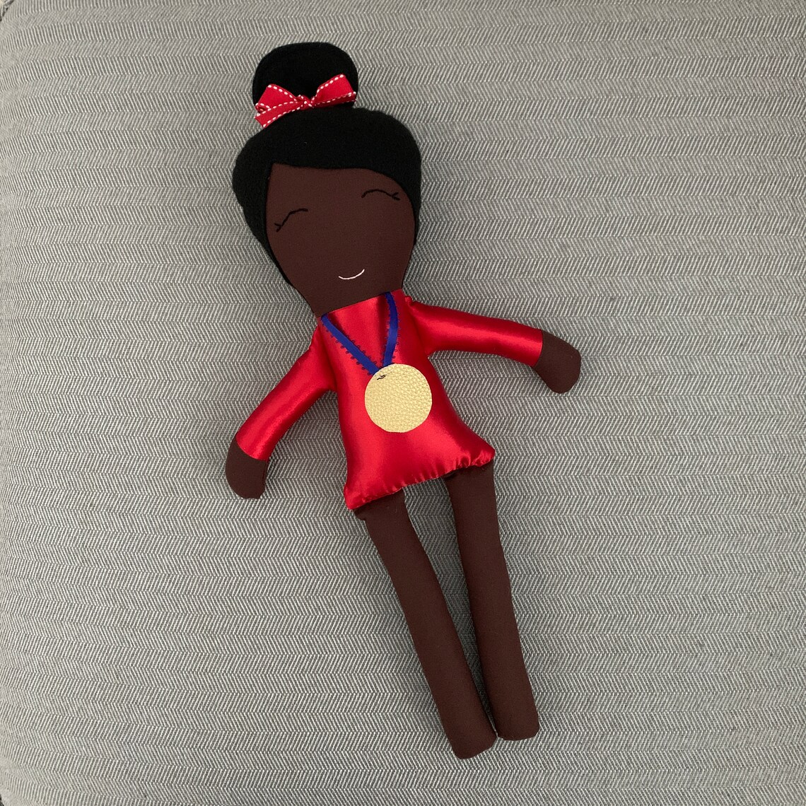 Simone Biles Doll Black Gymnast Girl Power Doll | Etsy