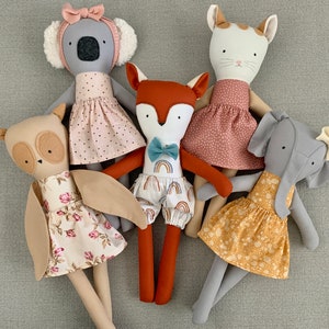 Custom Animal Doll Lovey Design Your Own Animal Cat Dog Mouse Rabbit ...