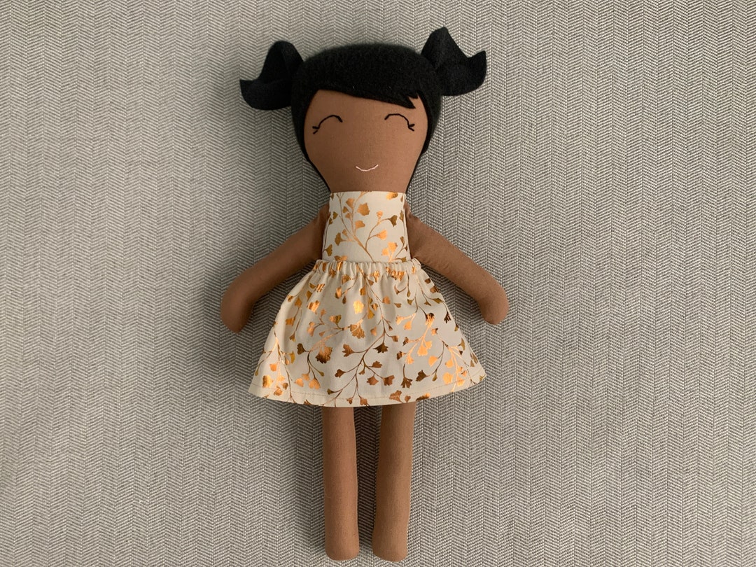 Brown Skinned Doll, POC Doll, Dark Skinned Fabric Doll, Black Doll ...