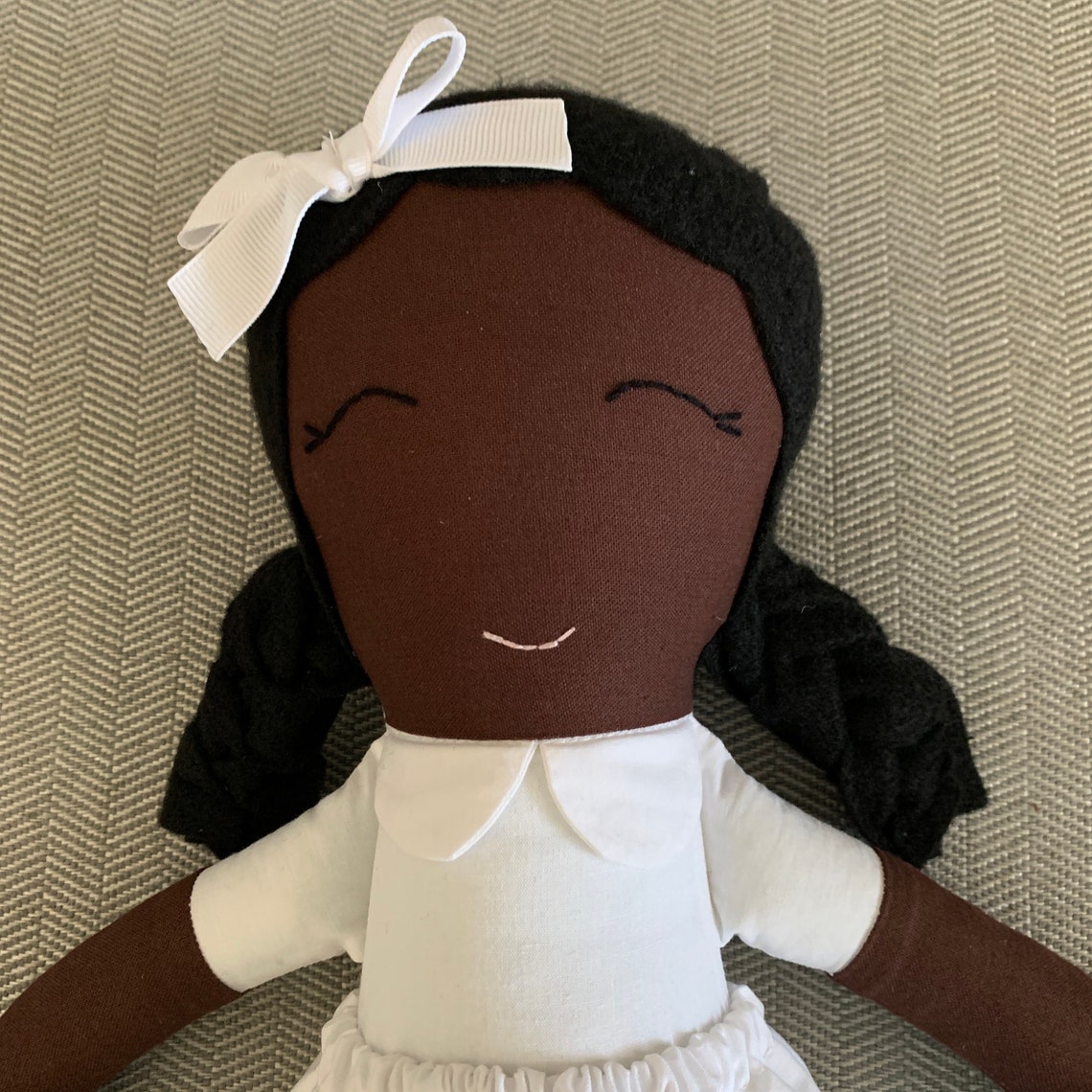 Ruby Bridges Cloth Doll, Embroidered Features, Civil Rights Icon - Etsy