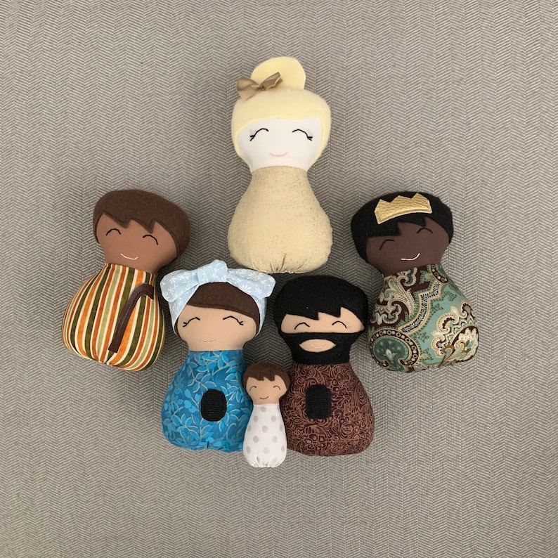 Nativity Set Plush Nativity Soft Nativity Childs Nativity - Etsy