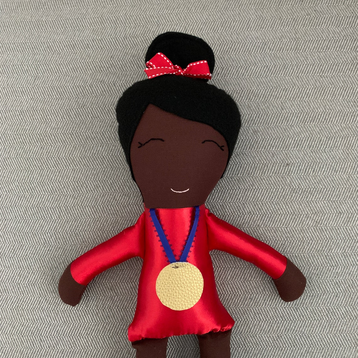 Simone Biles Doll Black Gymnast Girl Power Doll | Etsy
