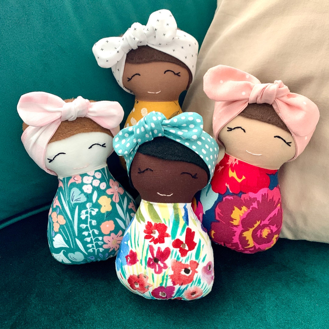 Mini Swaddle Baby Doll Set, Handmade Heirloom Dolls - Etsy