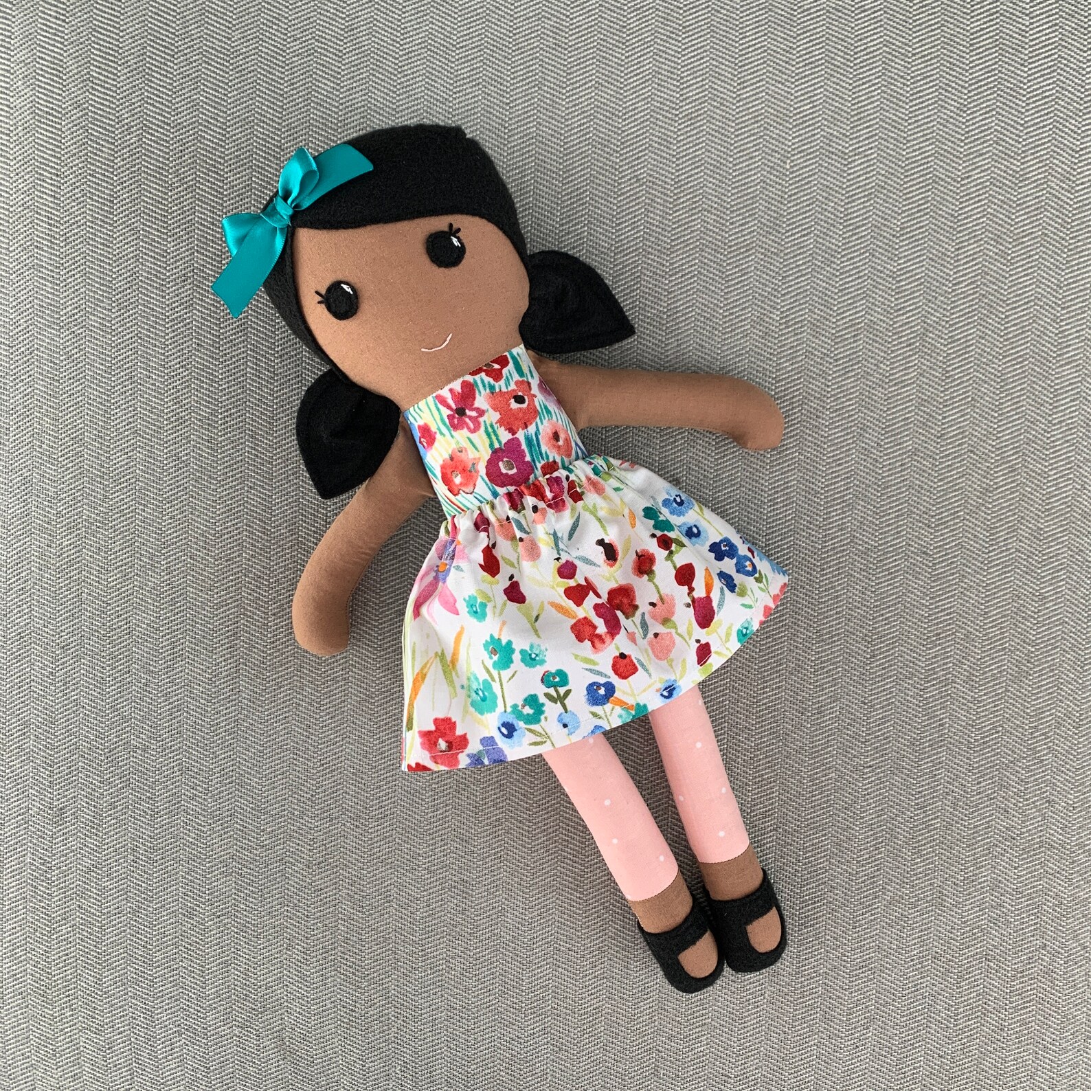 Brown Skinned Doll POC Doll Dark Skinned Fabric Doll Modern - Etsy