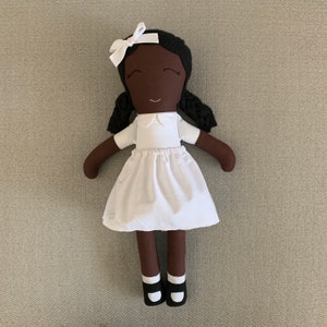 Ruby Bridges Cloth Doll, Embroidered Features, Civil Rights Icon - Etsy