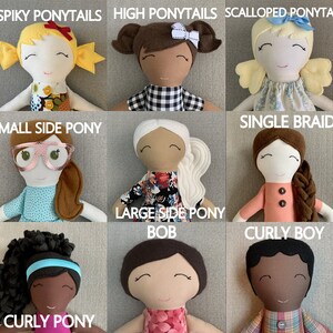 Custom Cloth Doll, OOAK Doll, Make You Own Doll, Design Your Own Doll ...