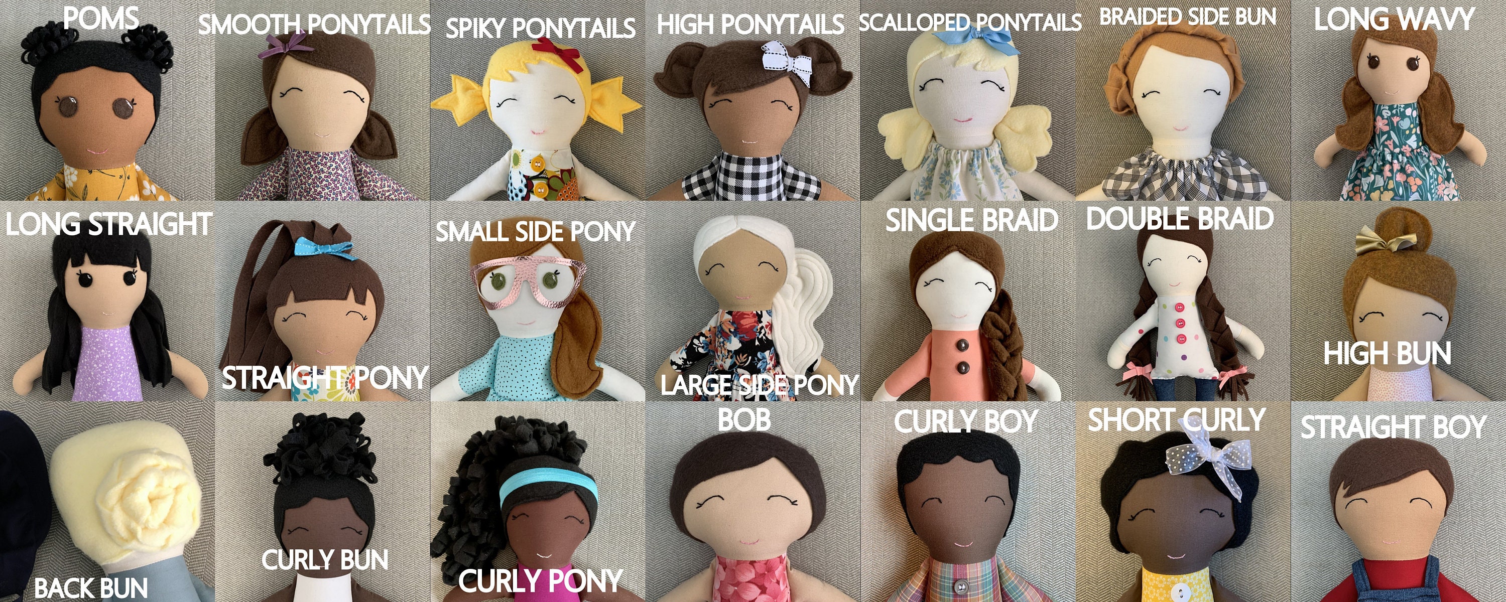 Custom Cloth Doll OOAK Doll Make You Own Doll Design Your - Etsy