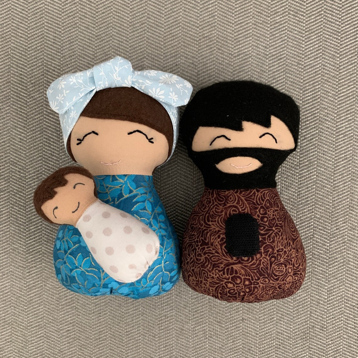 Plush Nativity Set, Soft Handmade Dolls, Child's Play - Etsy
