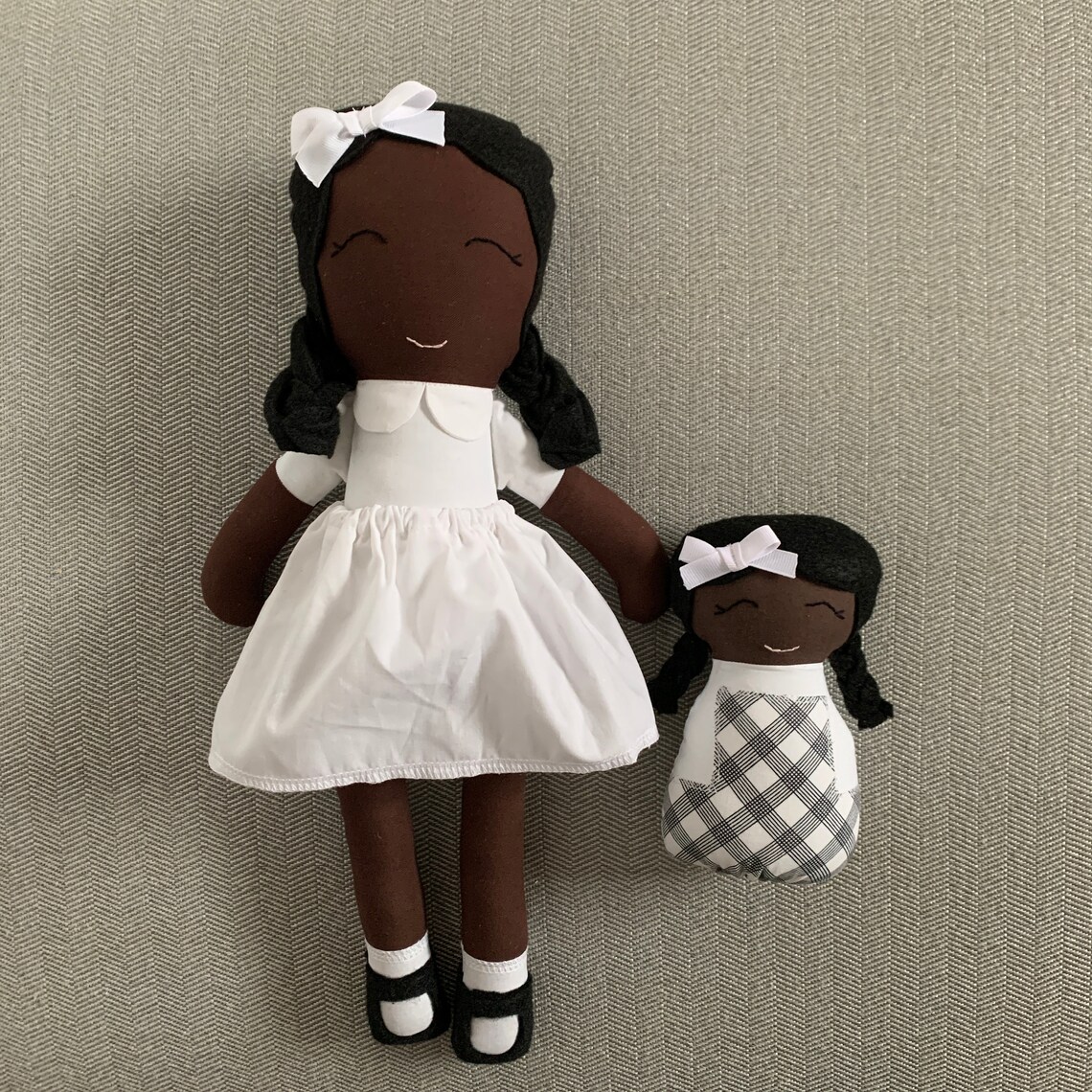 Ruby Bridges Cloth Doll, Embroidered Features, Civil Rights Icon - Etsy