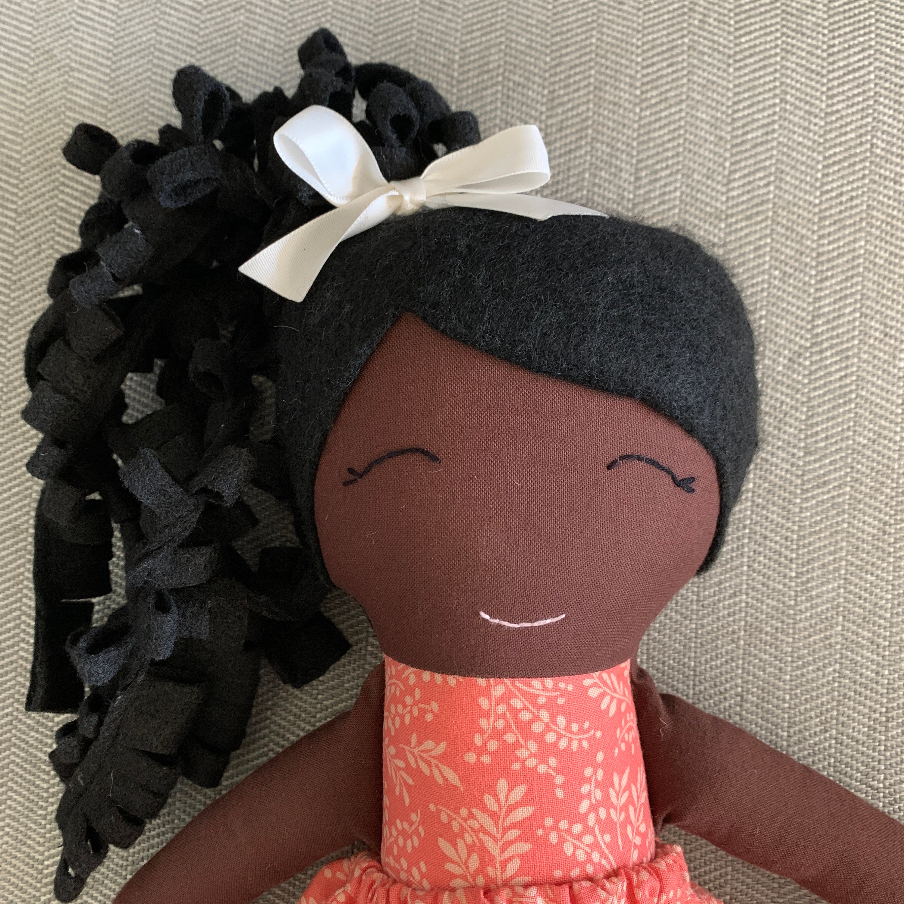 Brown Skinned Doll POC Doll Dark Skinned Fabric Doll Black | Etsy