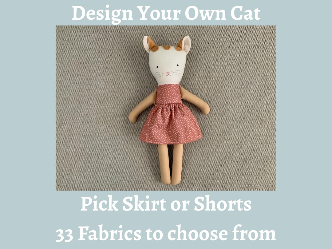 Cat Doll Custom Lovey Kitten Plushy Design Your Own Farm Barnyard ...