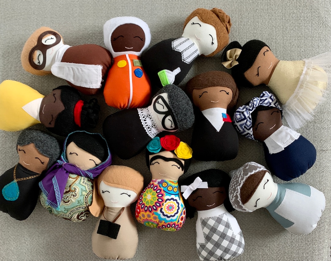 Influential Women Mini Doll, Handmade Educational Toy – Choose One - Etsy