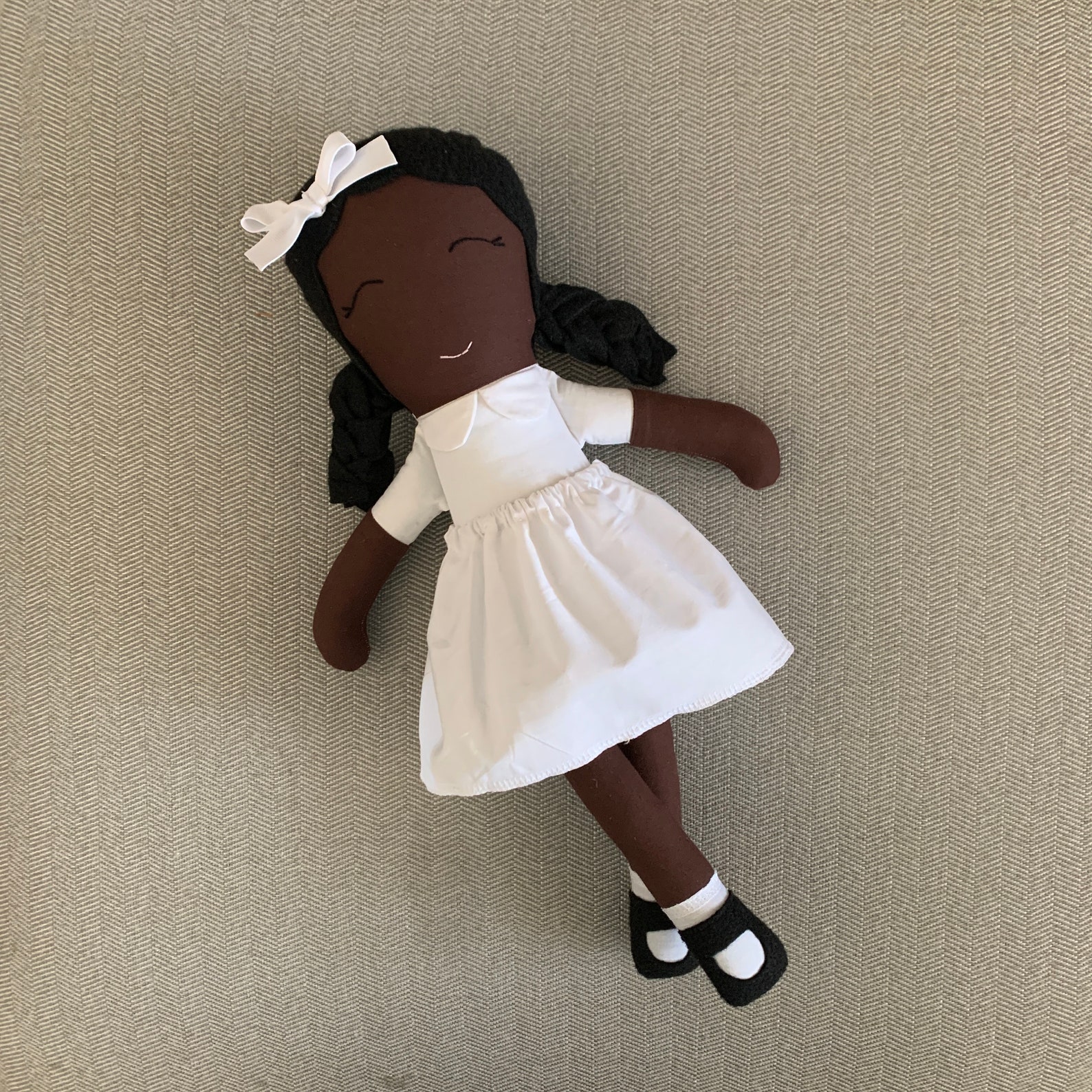 Ruby Bridges Cloth Doll, Embroidered Features, Civil Rights Icon - Etsy