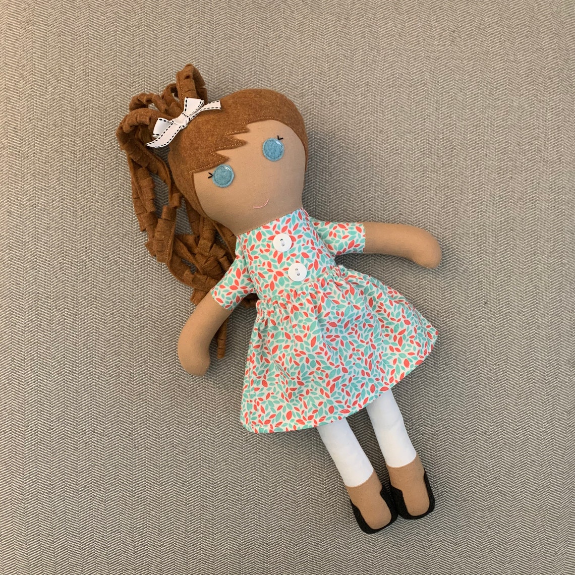 Brown Skinned Doll POC Doll Dark Skinned Fabric Doll Modern | Etsy