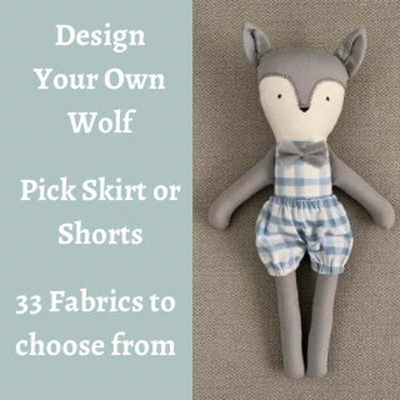 Wolf Doll - Etsy