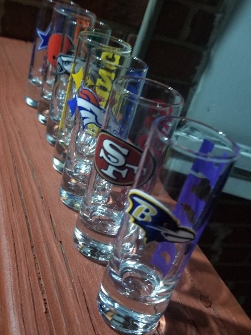 Sport Shot Glass - 4 Piece Set - Etsy