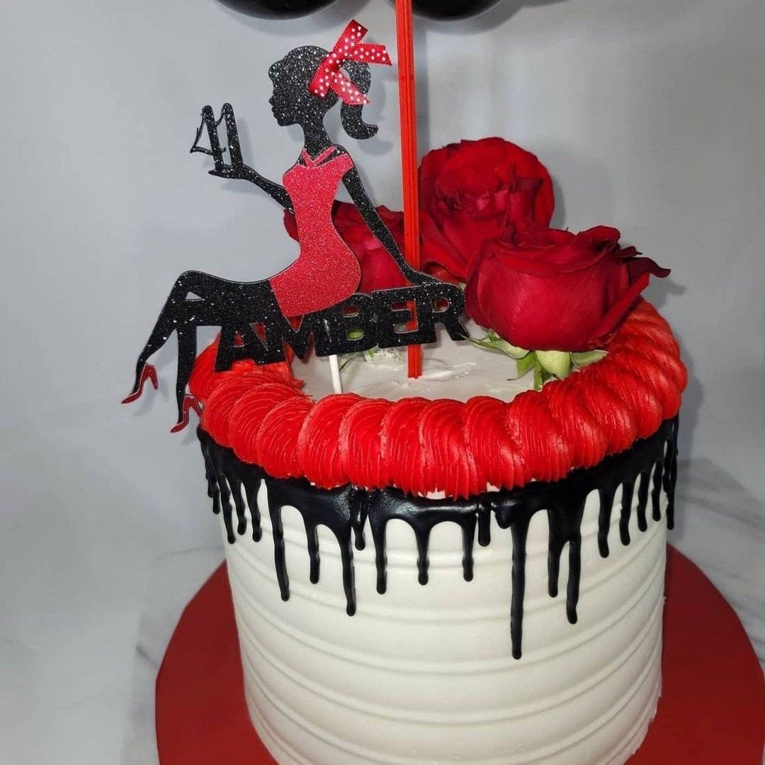 Sitting Pretty Birthday Cake Topper - Etsy