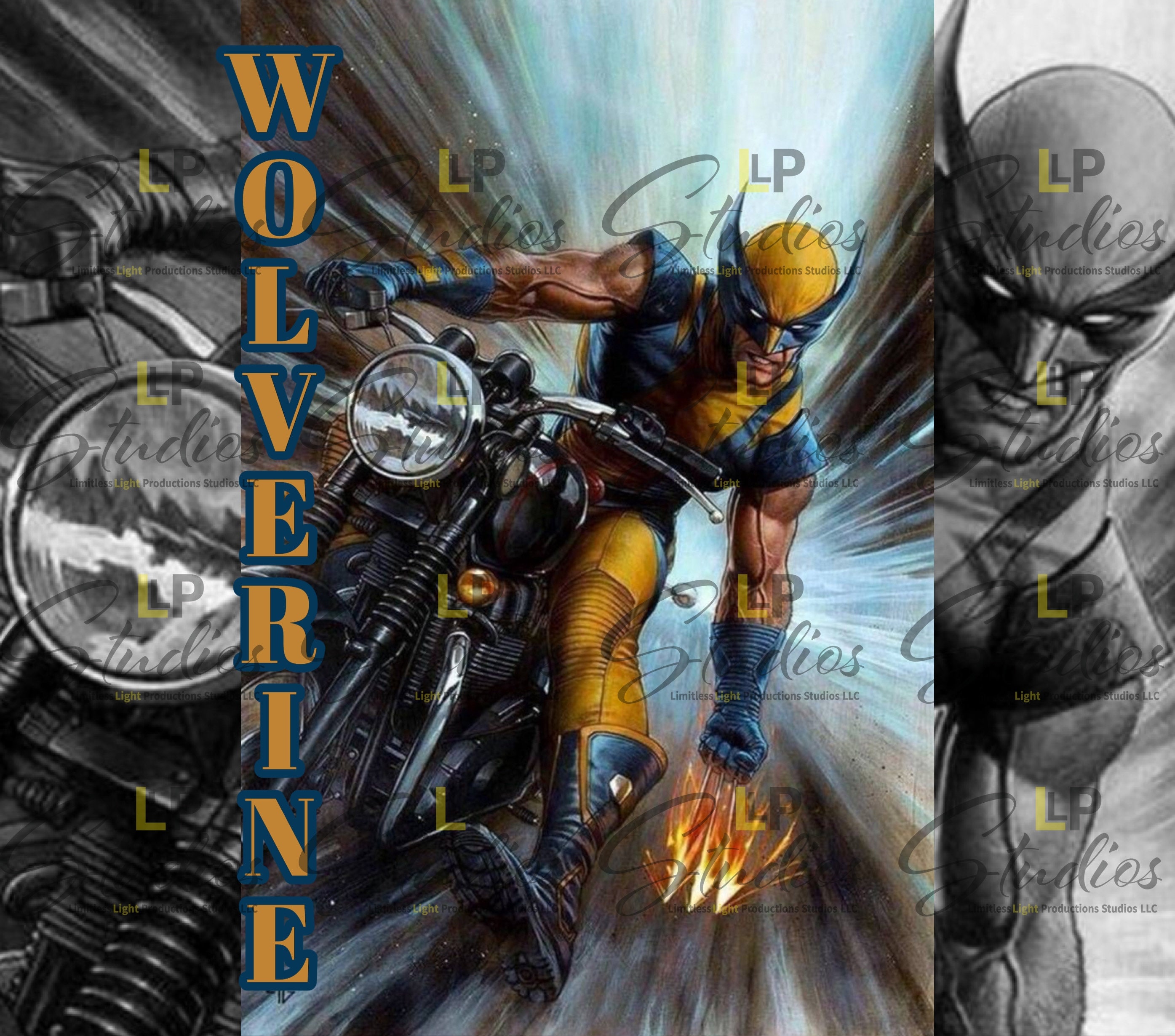 Wolverine 20 Oz Skinny Tumbler Print - Etsy