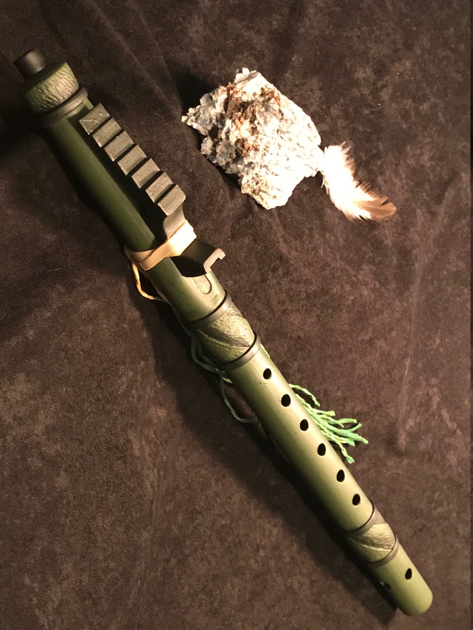 Stunning Native American Wood Flute by Billy Crowbeak | Etsy