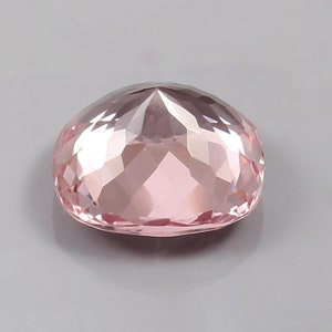 AAA Flawless Pink Madagascar Morganite Loose Cushion Gemstone Cut, Fine ...