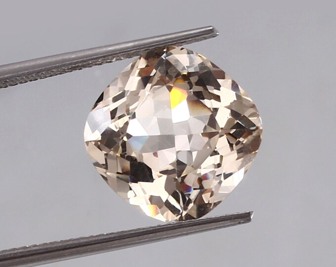 AAA Flawless Brazilian Imperial Topaz Cushion Loose Gemstone Cut ...