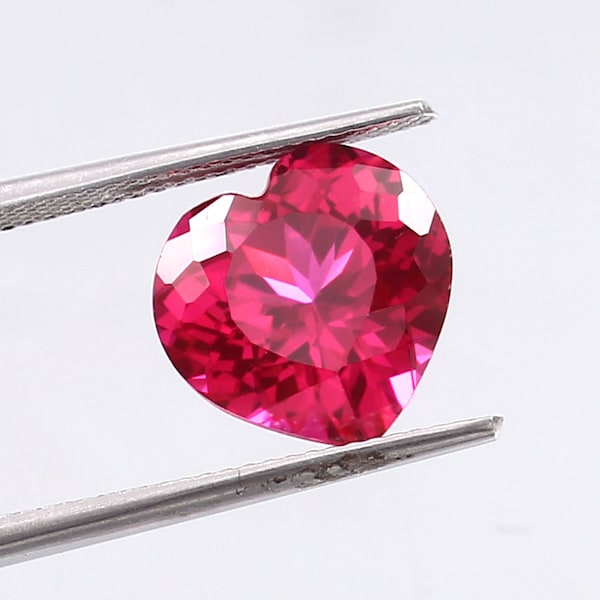 Ruby Heart Shape - Etsy