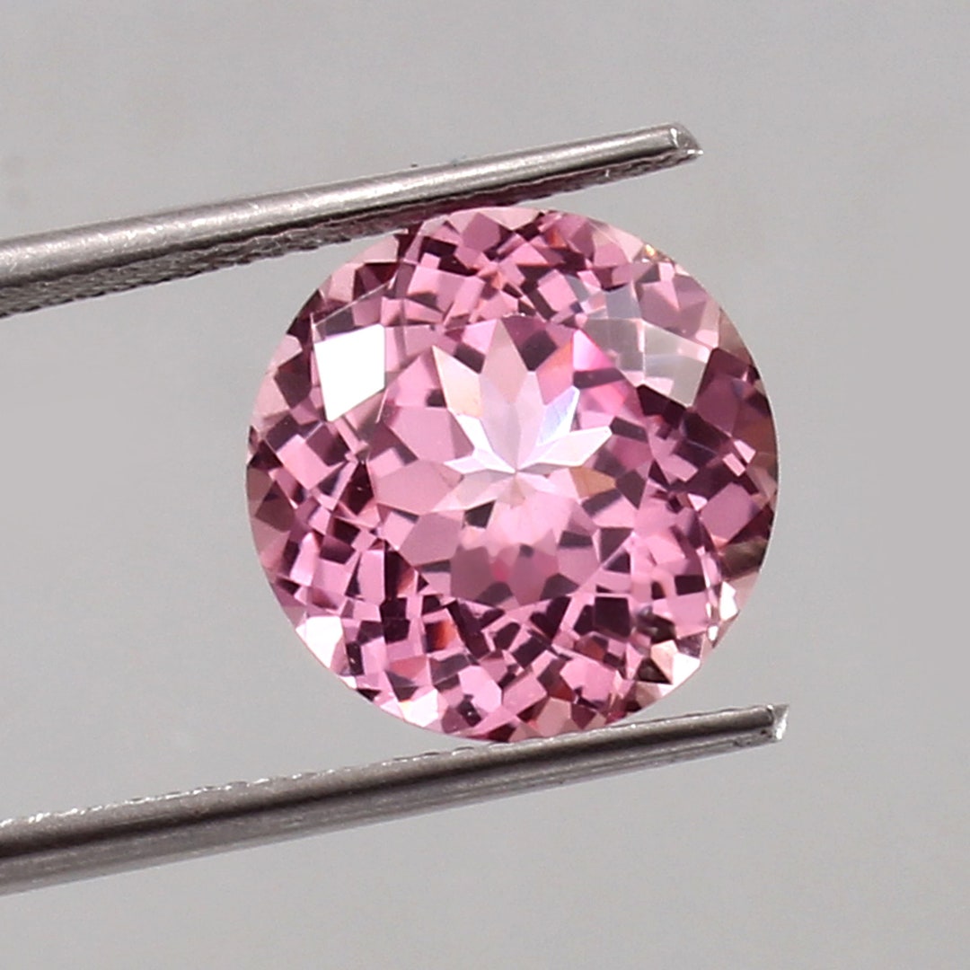 Buy AAA Flawless Pink Madagascar Morganite Loose Round Gemstone Cut ...