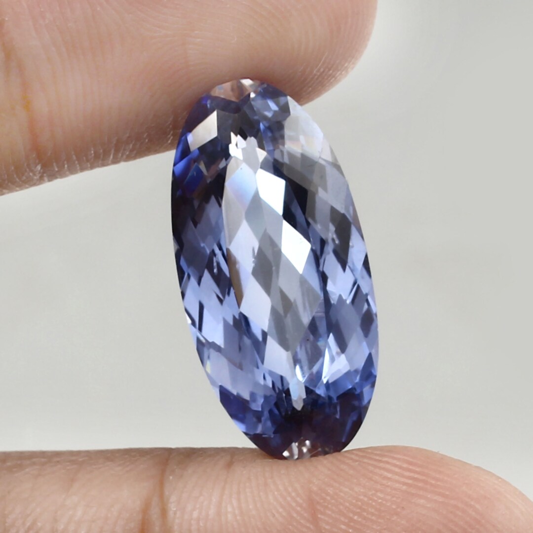 AAA Flawless Ceylon Pastel Blue Sapphire Loose Oval Gemstone Cut ...