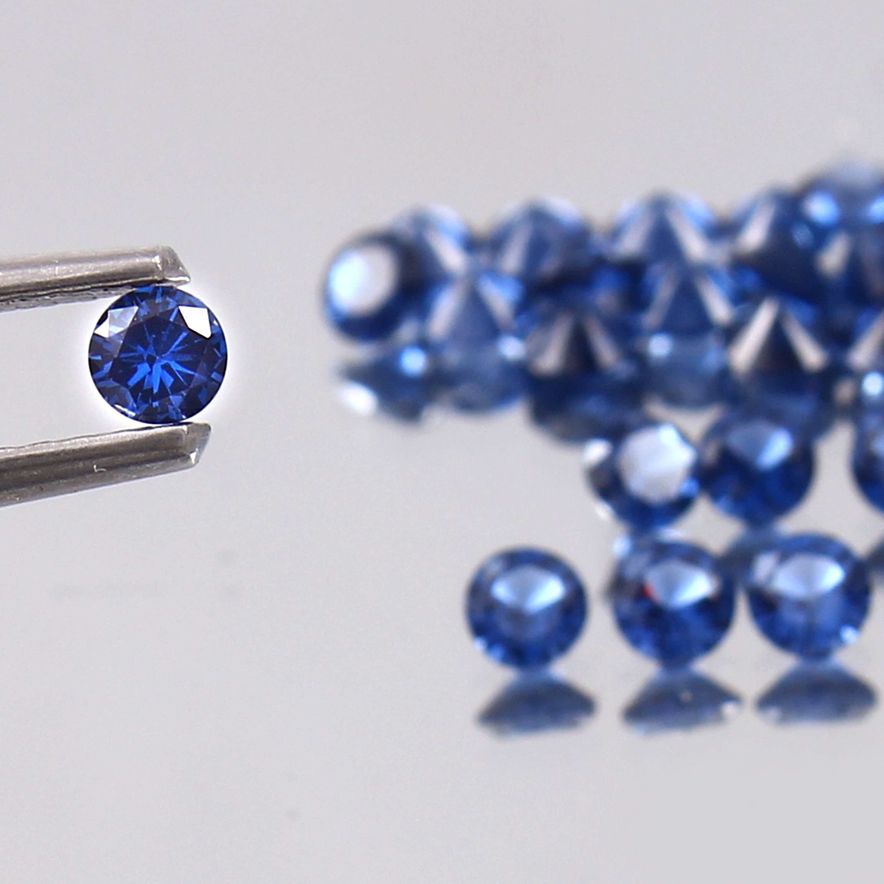 AAA Flawless Ceylon Blue Spinel Loose Round Gemstone Cut Lot - Etsy