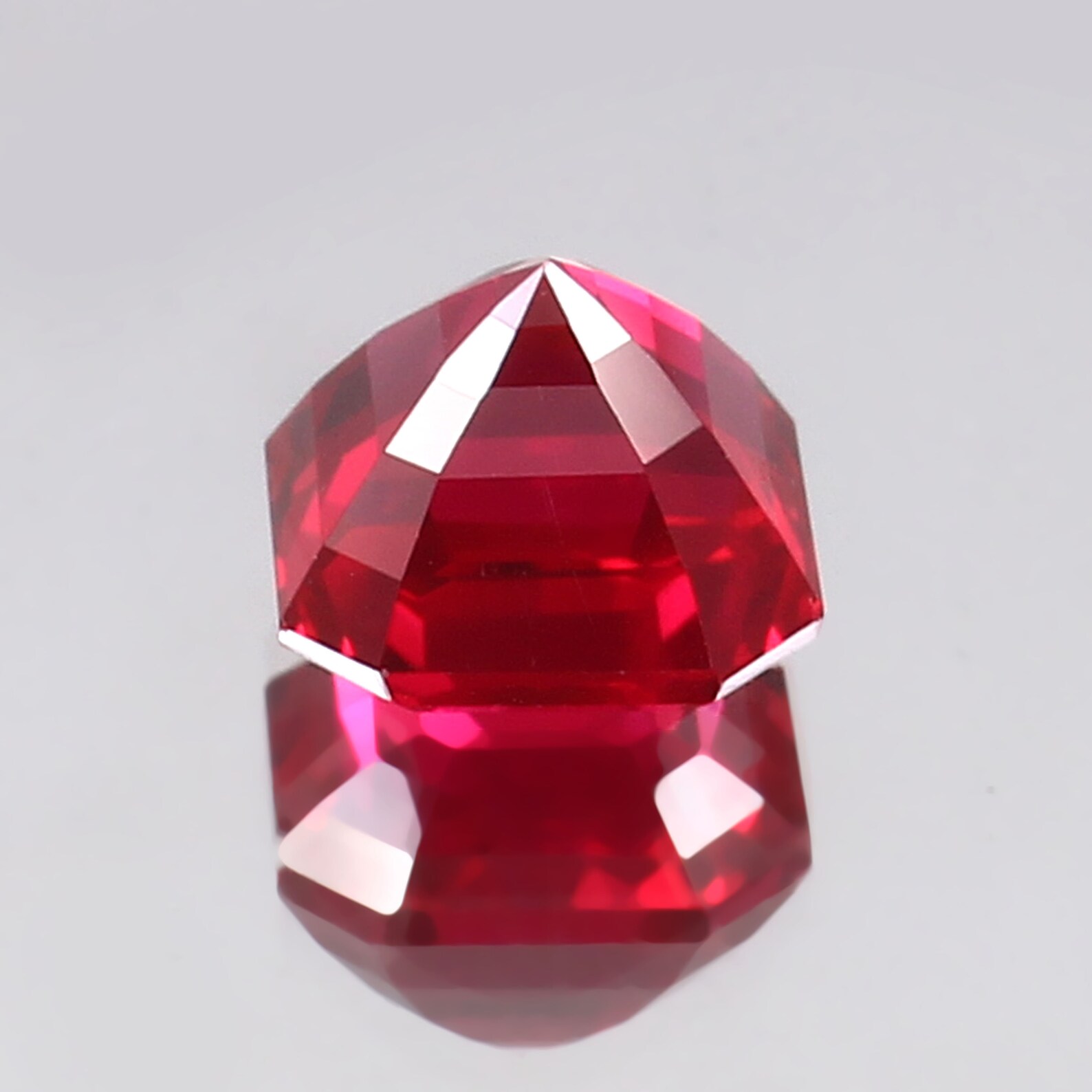 AAA Mozambique Ruby Gemstone Asscher Cut 9x9 MM | Engagement Jewelry ...