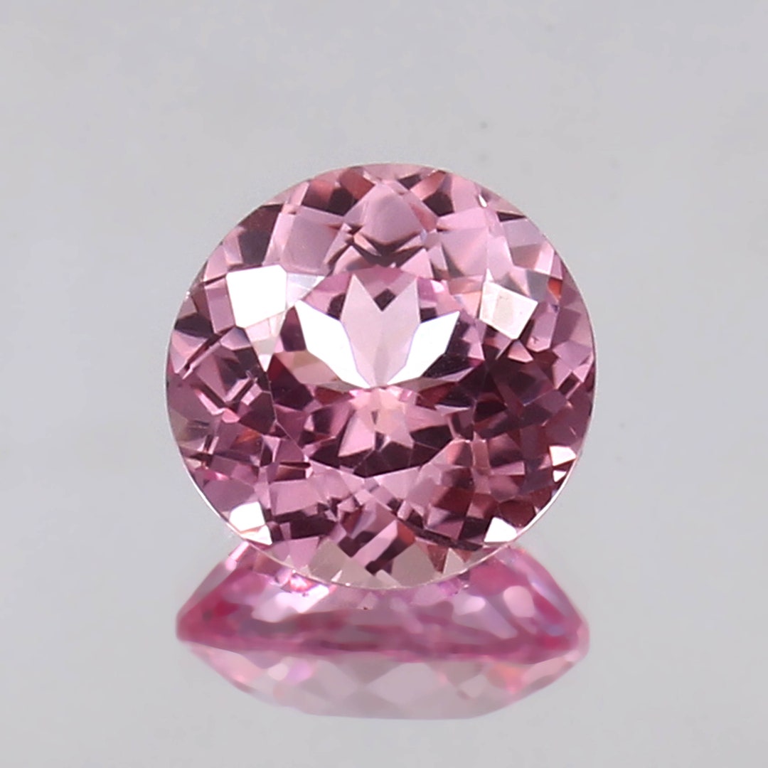 Buy AAA Flawless Pink Madagascar Morganite Loose Round Gemstone Cut ...