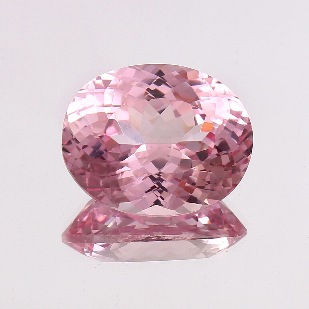 AAA Flawless Madagascar Morganite Loose Oval Gemstone Cut, Premium ...