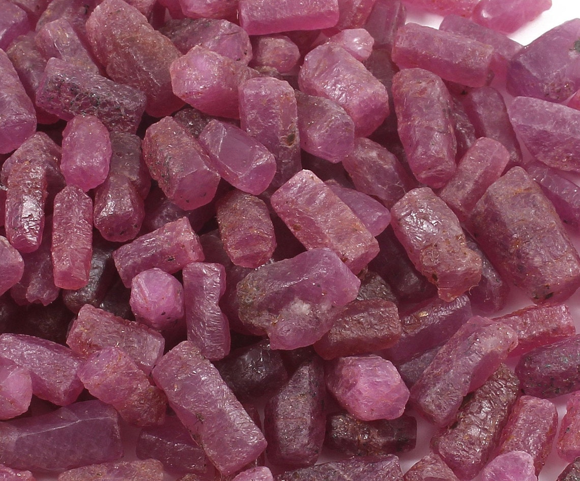 AAA Natural Ruby Rough Precious Ruby Sticks Fine Quality Raw | Etsy