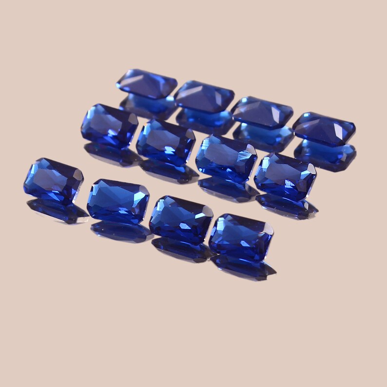 AAA Ceylon Blue Spinel: Radiant Cut Loose Gemstone (3x5 - 6x4 MM) - Etsy